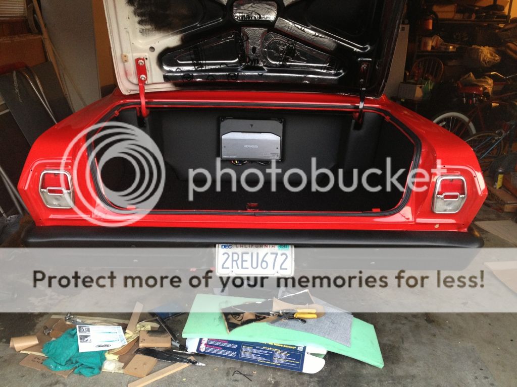 Home made trunk enclosure almost done! 1st gen | Page 3 | Chevy Nova Forum