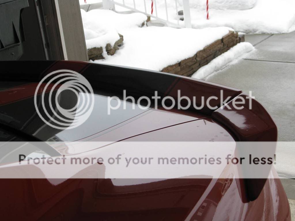 WTS Half dove tail spoiler Victory red - Camaro5 Chevy Camaro Forum ...