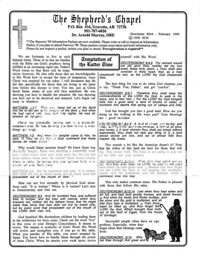 Temptations Of The Latter Days