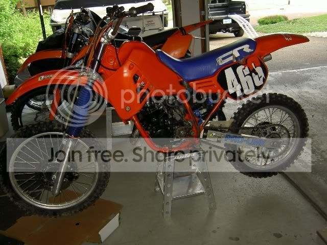 frame paint 85 CR125 - Old School Moto - Motocross Forums / Message ...