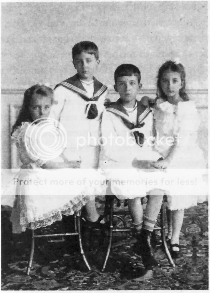 Tzar Ferdinand of Bulgaria and his family